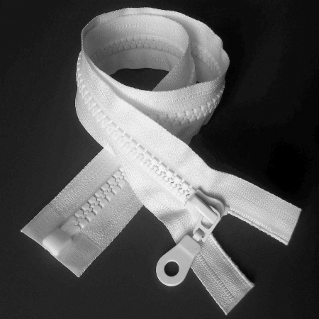 Delrin-zipper, separable (open end) - Saxotex Verschlusstechnik GmbH